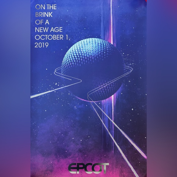 Disney | Wall Decor | Epcot 29 Limited Edition D23 Poster Nib | Poshmark